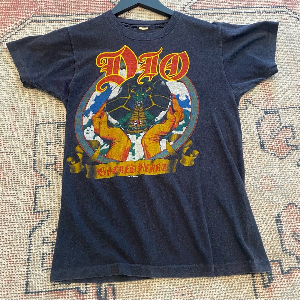 Vintage 1985 Dio Sacred Heart Tour Shirt - Gem